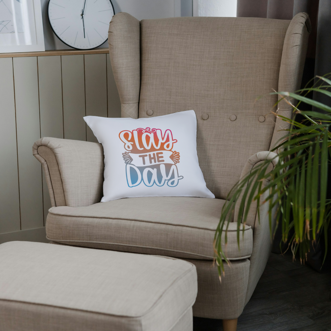 Slay The Day Pillow – Graphink_Print_Design