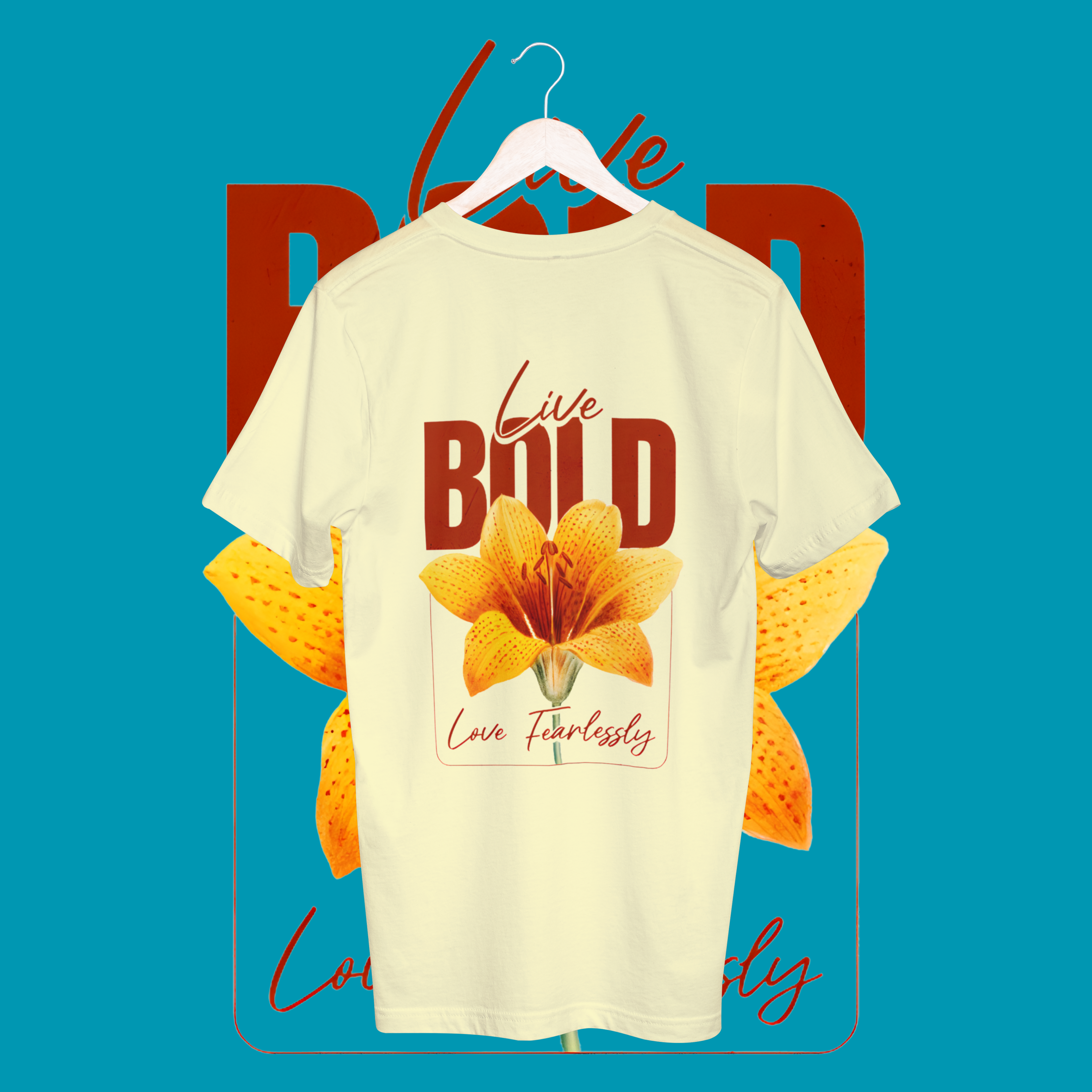 Women's live bold t-shirt – Graphink_Print_Design
